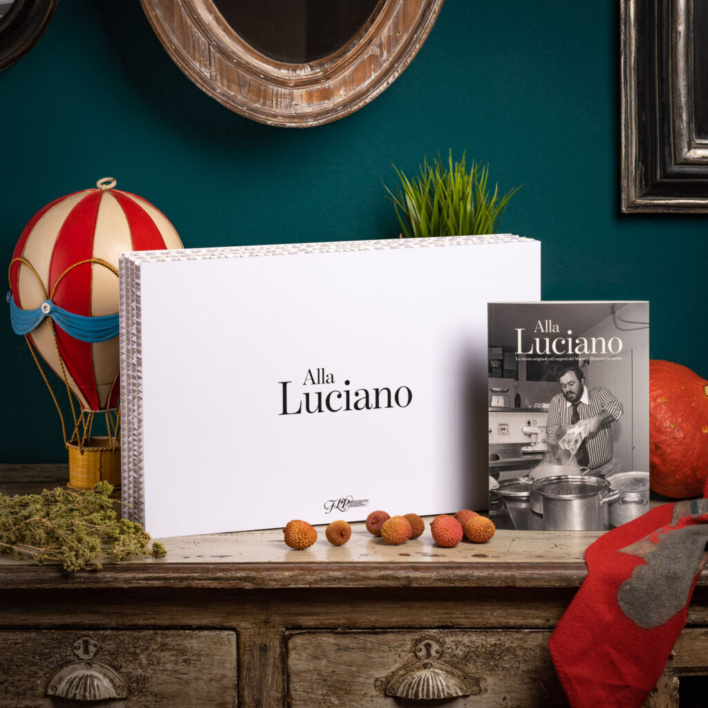 ALLA LUCIANO Cookbook + "Da Re" Shop Products - Luciano Pavarotti ...