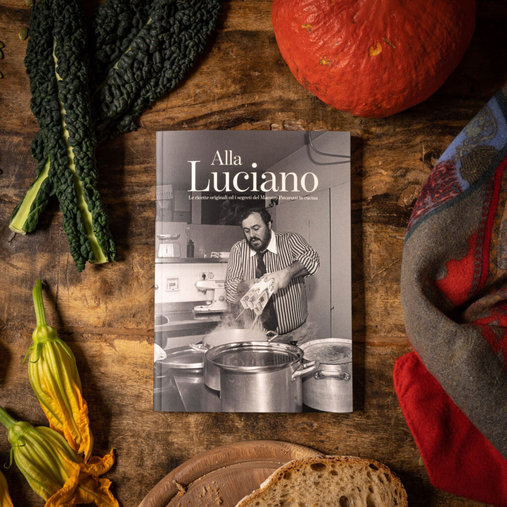 ALLA LUCIANO Recipes Book + Customized Apron - Luciano Pavarotti Foundation